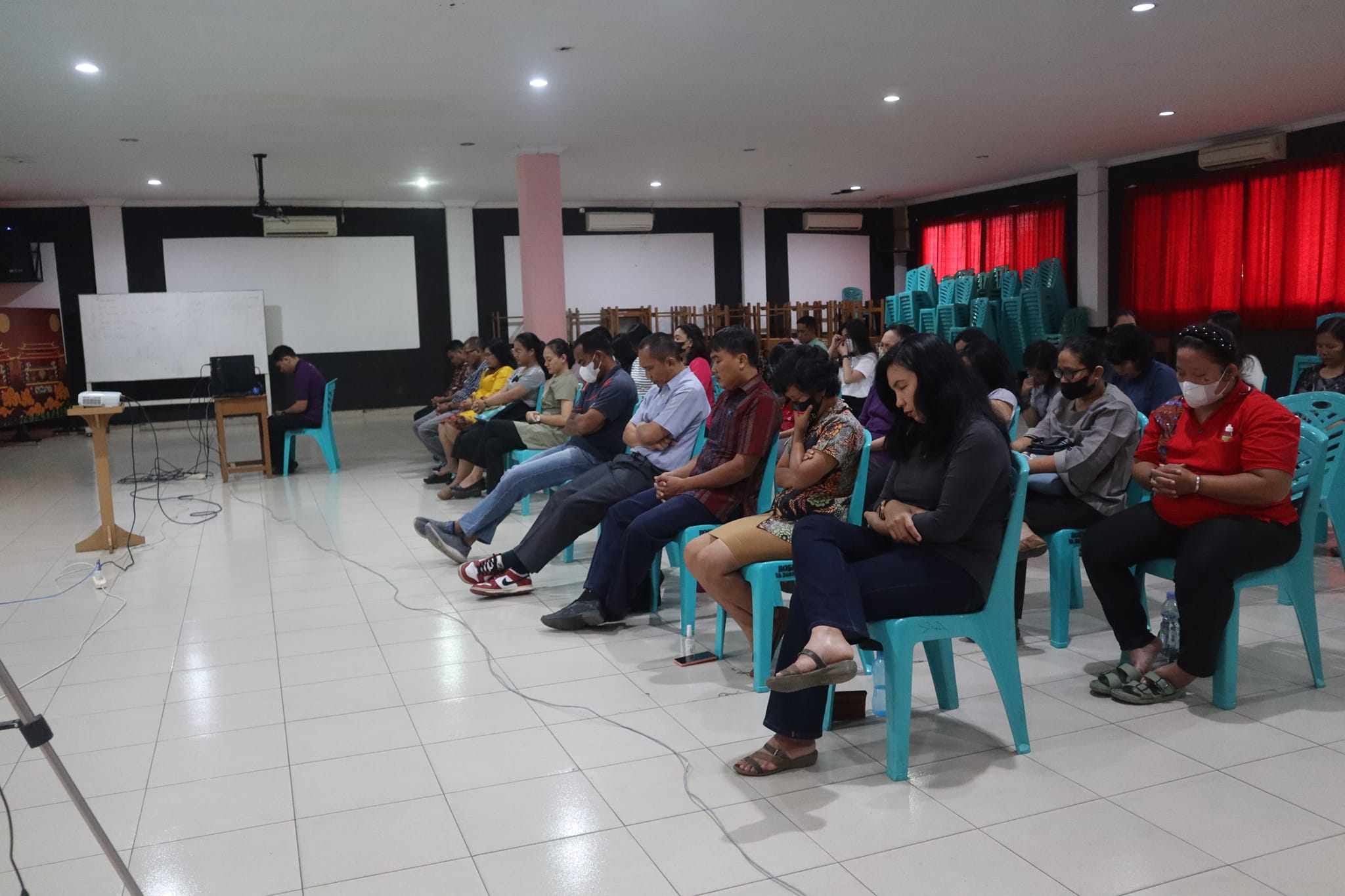 Renungan Rabu Abu di Yayasan Prayoga Riau