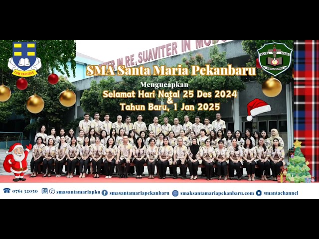 Selamat Hari Natal 25 Desember 2024 dan menyambut Tahun Baru 2025